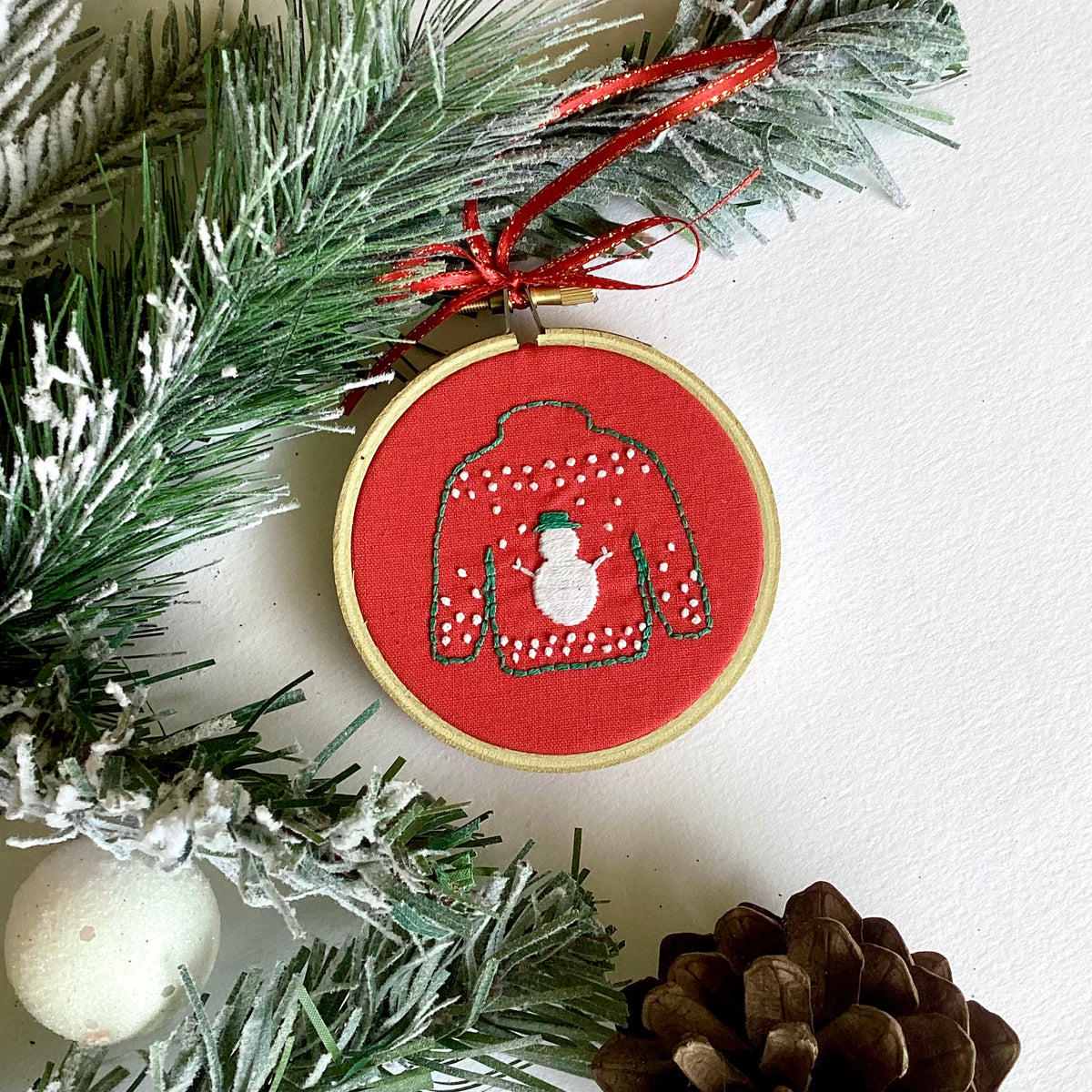 Christmas Jumper Embroidery Kit – Craft Make Do