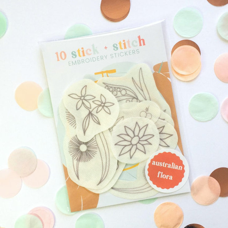 Stick & Stitch Embroidery Stickers – Craft Make Do